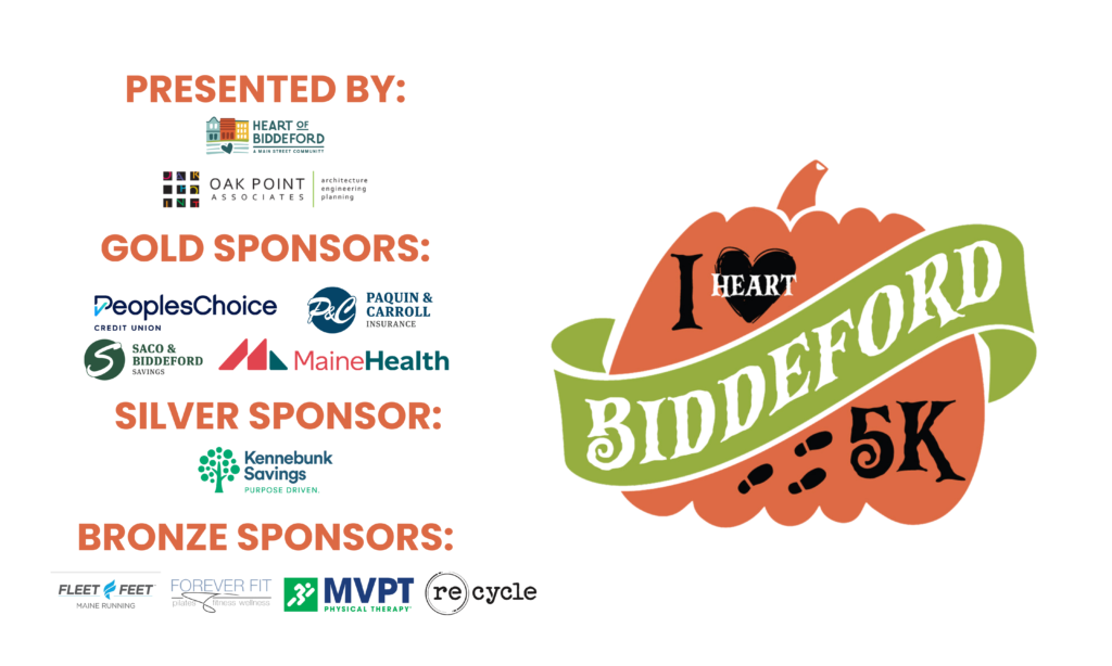 I Heart Biddeford 5K Returns on October 26th, 2024 - Heart of Biddeford